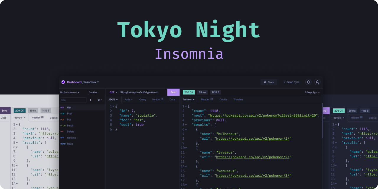 insomnia-plugin-theme-tokyo-night - Insomnia