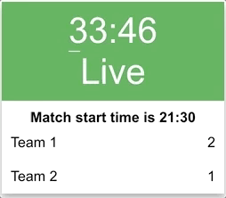 UNPKG - live-football-match-timer