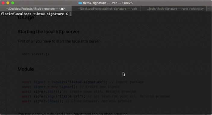 UNPKG - tiktok-signature-gen