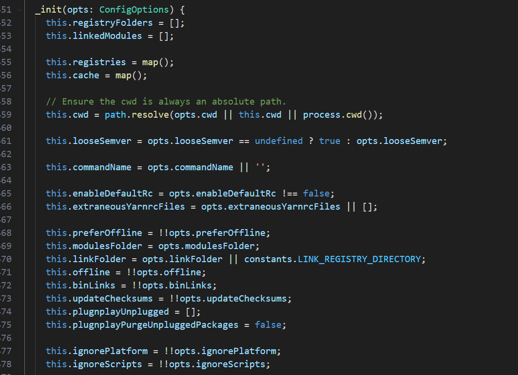 Yarn源码中的ConfigConfig yarn的Config是一个很重要的类，在后续的命令实现中经常被使用，本文还介 - 掘金